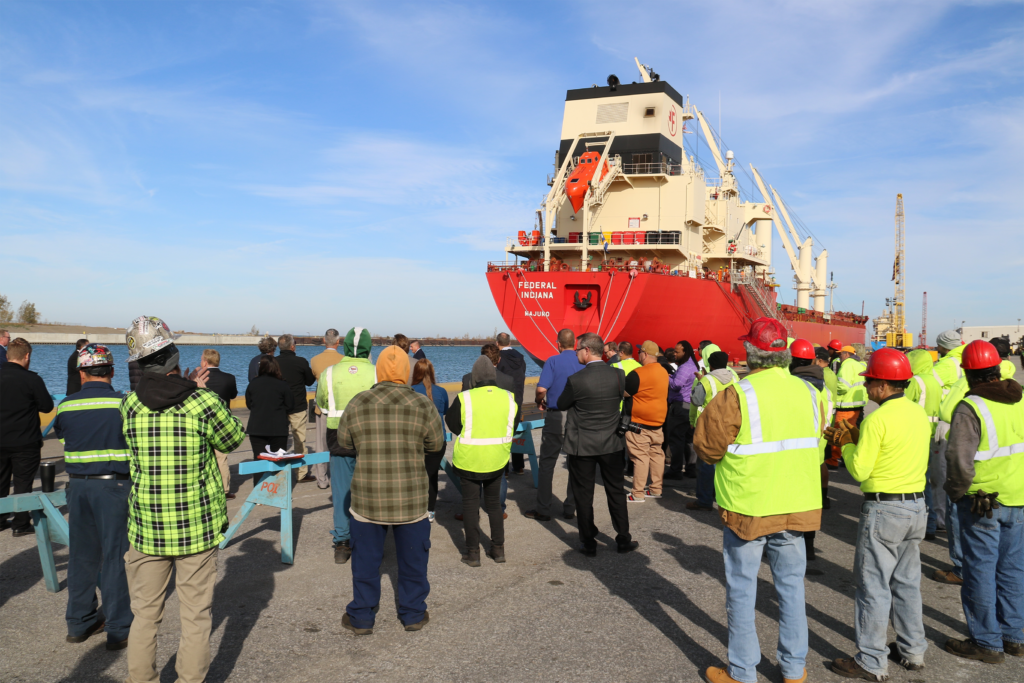 New ocean vessel ‘Federal Indiana’ makes first call to Indiana - Ports ...